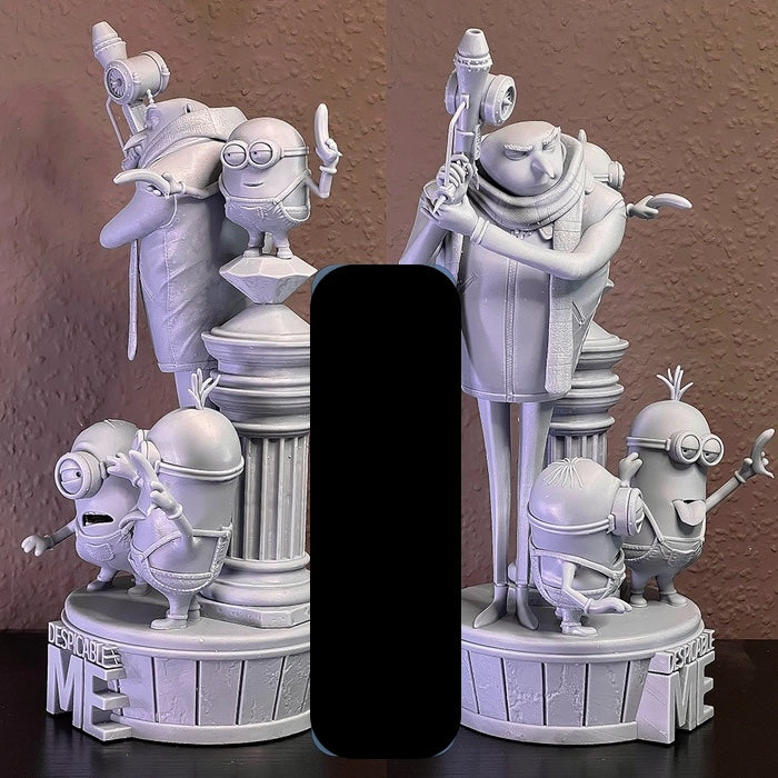 Ninja Printz - 1:10 Gru & Minions (Despicable Me) Fan Art Vignette ...