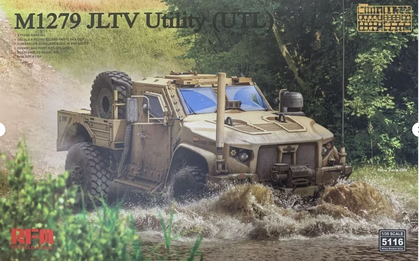 Ryefield Models 1/35 M1279 JLTV Utility RM5116 | Ultimate Modelling ...