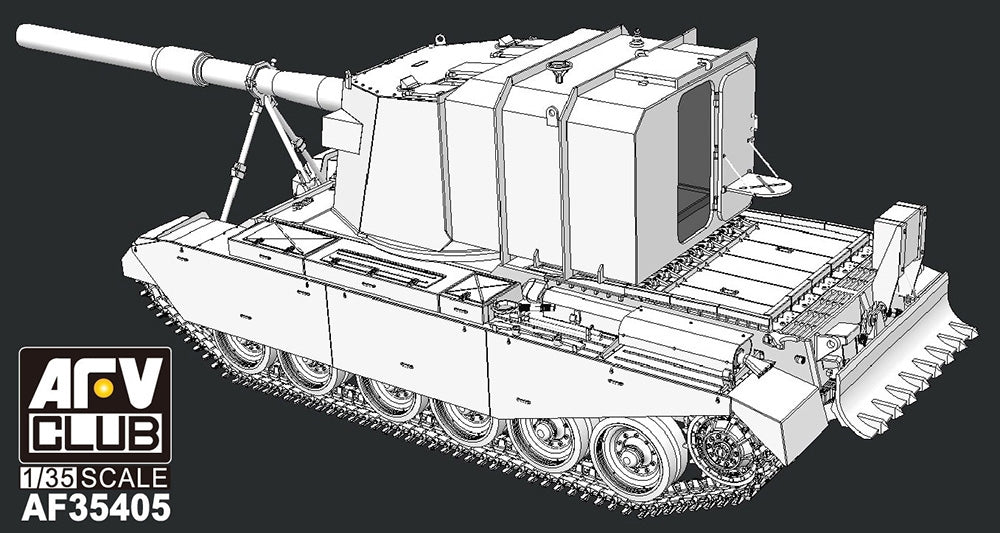 AFV Club 1/35 British Army FV4005 Stage II (Centaur) Tank Destroyer AF ...