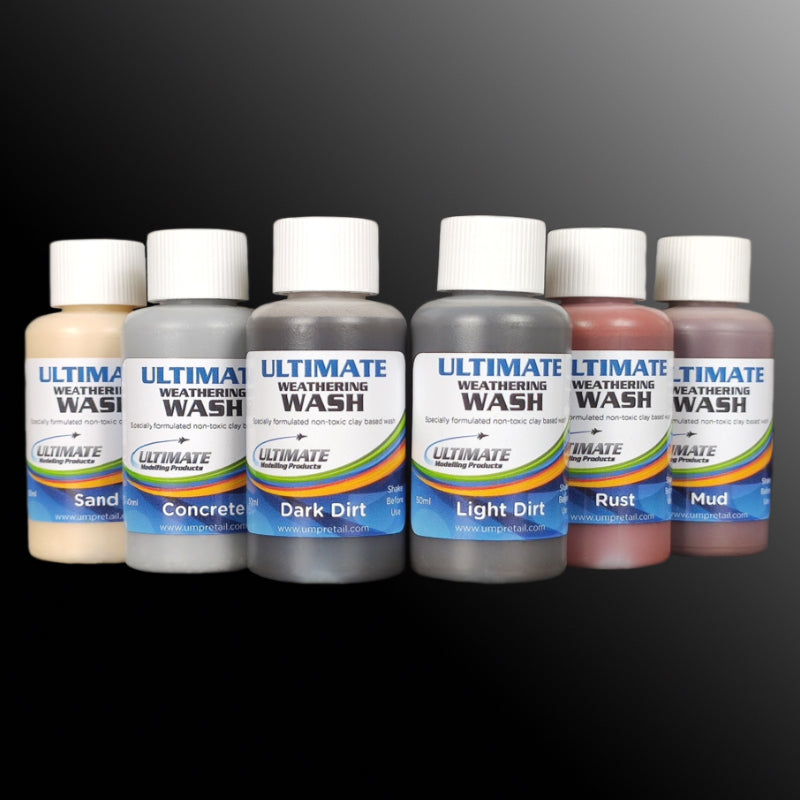 Ultimate Weathering Wash - The Small Set | Ultimate Modelling Products